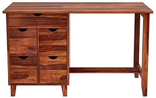 DOKRI Sheesham Wood Study Table for Students Laptop Office Desk ...