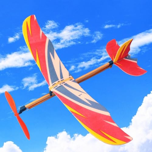 Portable Glider with Rubber Band: 5 Models Airplane, Heavy Duty Hand ...