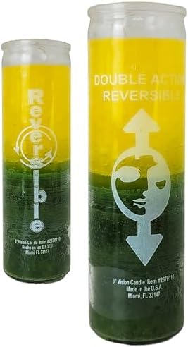 Amazon.com: 7 Day Candle Double Action Reversible - Alleged Yellow ...