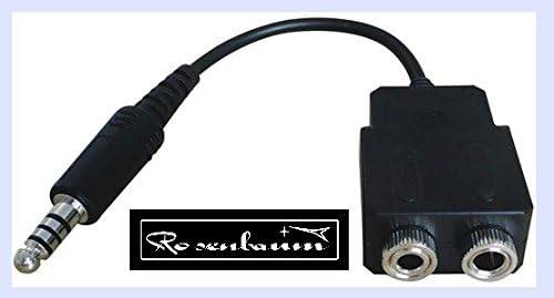 Adaptador para auriculares de aviación GA para helicóptero PJ-068, PJ ...