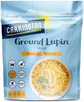 Amazon.com : Carrington Farms - Ground Lupin Bean - Plain - 32 oz - Low ...