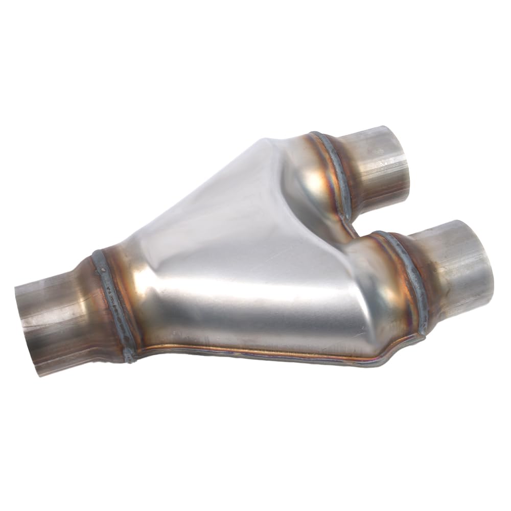 Amazon.com: Elifecenter ID 2" Exhaust Y-Pipe Adapter, T409 Stainless ...