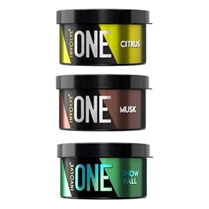 Involve One Fiber Car Perfume Combo - Pack of 3 - Musk, Citrus ...