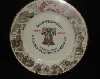 Amazon.com: 1776-1976 Bicentennial Plate : Home & Kitchen