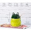 Amazon.com: dgudgu Frog Salt Cellar With Lid And Spoon Ceramic Salt ...