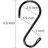 Amazon.com: 18 Pack Large S Hooks for Hanging, 4-1/2 inch Heavy Duty ...