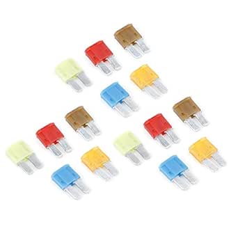 Amazon.com: Car Blade Fuses Assortment Kit, 15pcs Automotive Fuses ...