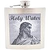 Amazon.com | Island Dogs 6 Ounce Stainless Steel Holy Water Novelty Hip ...