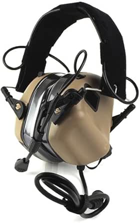Amazon | OPSMEN EARMOR M32 Tactical Headset 無線通信用電子イヤーマフ タンカラー | タクティカル ...