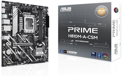 Amazon | ASUS Core Ultra Processors (Series 2), LGA1851 対応 H810M 搭載 ...