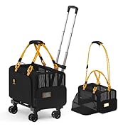 Amazon.com : PAWZIDEA Double Pet Stroller with 2 Detachable Carriers ...