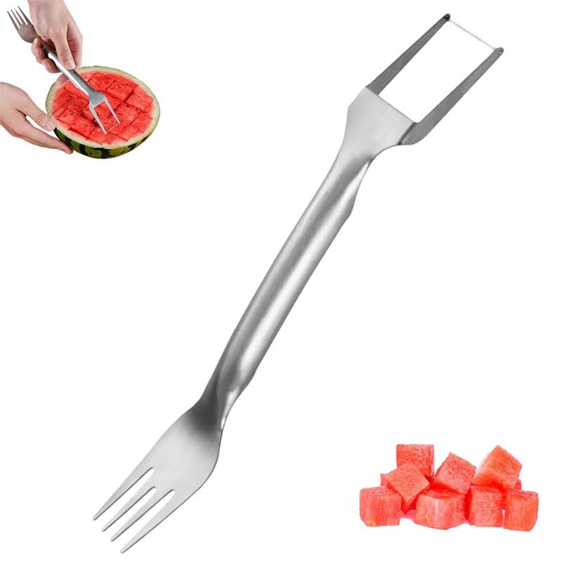 Amazon.com: 2-in-1 Stainless Steel Fruit Cutter, 2024 New Watermelon ...