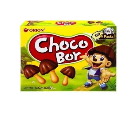 Amazon.com: Orion Choco Boy, Chocolate Covered Biscuits 144g : Grocery ...