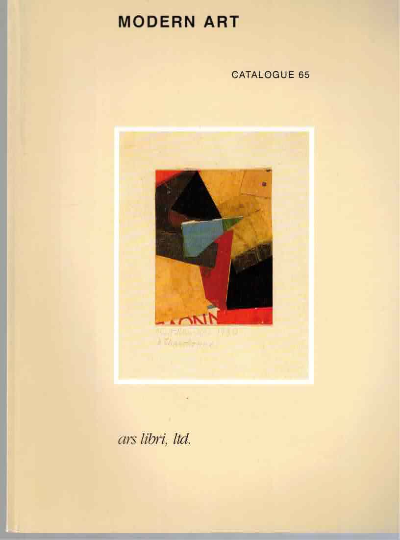 MODERN ART - CATALOGUE 65: Ltd. Ars Libri: Amazon.com: Books