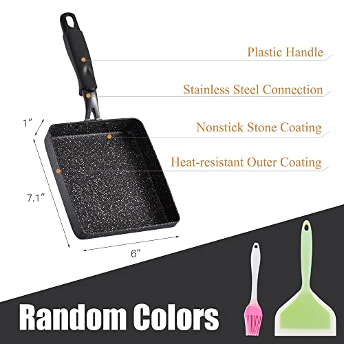 Snapklik.com : ROCKURWOK Nonstick Tamagoyaki Pan, Japanese Omelette Pan ...