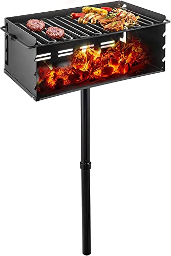 VEVOR Barbecue d'extérieur de style parc 63,5 x 43,2 x 28,9 cm avec ...