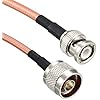 Amazon.com: uxcell Low Loss RF Coaxial Cable Connection Coax Wire RG-142 N Male to BNC Male 90cm ...
