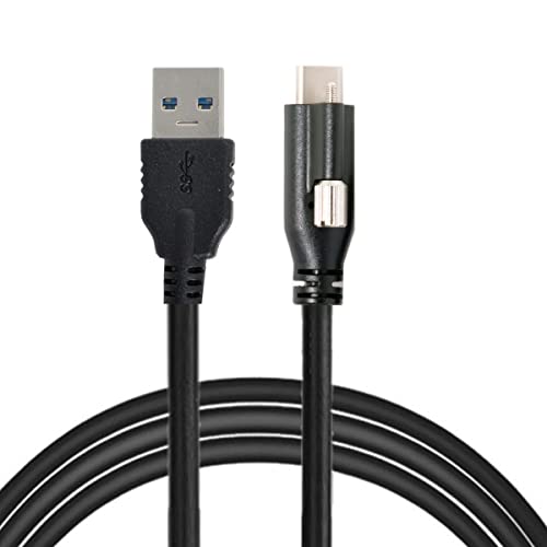 CY Cable USB-C USB 3.1 Type-C Locking Connector to Standard USB3.0 Data ...