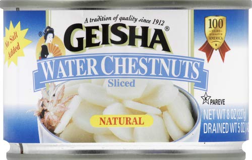 Amazon.com : Geisha Regular Water Chestnut Sliced, 8 Oz : Canned And ...