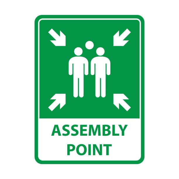 Buy Assembly - Point Sign, Waterproof PVC Sticker Fixed on Foam Board ...