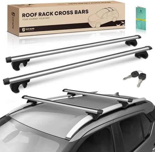 Amazon.com: YHTAUTO 52'' Universal Roof Rack Cross Bars w/Thickened ...