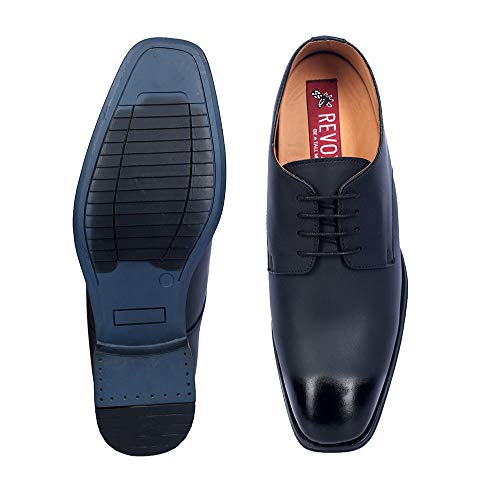 Buy Revox Height Increasing Black Formal Toe Shine Elevator Shoes for ...