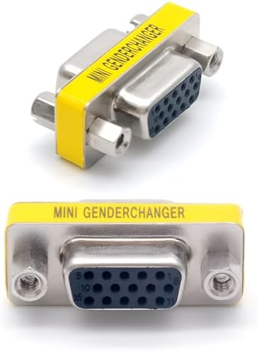 FEDUS VGA Jointer Couple Joiner Extender 15 Pin Female to Female ...