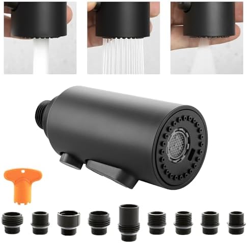 DOLGABA Kitchen Faucet Head Replacement, Pull Down Faucet Sprayer 3 ...