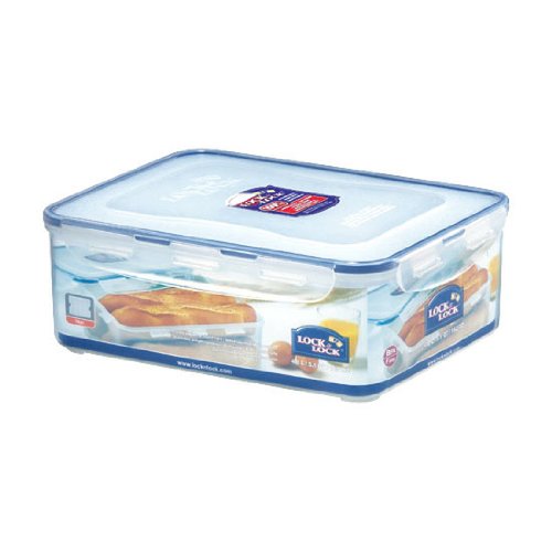 Lock & Lock Classic Rectangular Plastic Airtight Food Storage Container ...