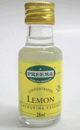 Lemon Food Flavouring Essence Preema 28ml Bottle : Amazon.co.uk: Grocery
