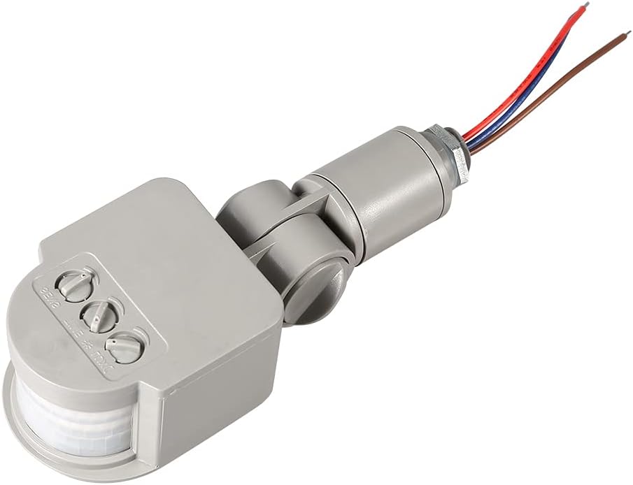 PIR Motion Sensor Switch Outdoor 180° Detection 90-250V Auto On Off ...