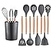 Amazon.com: Kitchen Utensils Sets Cooking Utensils sets Wood Spoon ...