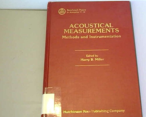Acoustical measurements: Methods and instrumentation (Benchmark papers ...