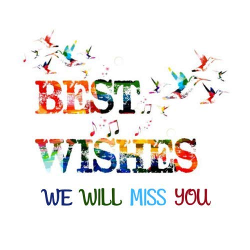 Best Wishes We Will Miss You: Message Book For Retirement, Leaving ...