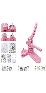 Amazon.com: DCBADGE Button Maker Machine, DIY Pin Button Maker Machine ...