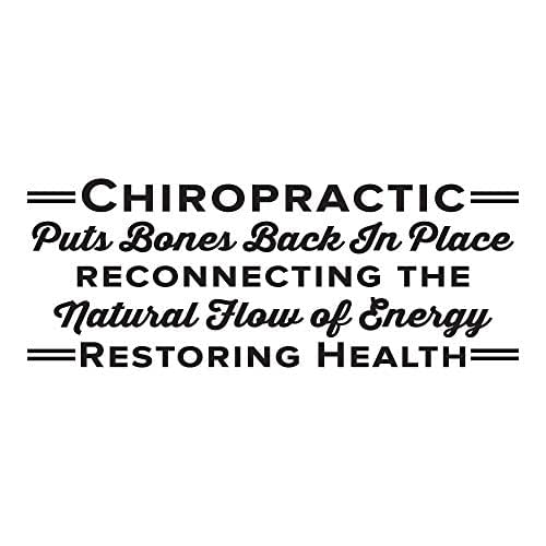 Amazon.com: Chiropractic Puts Bones Back In Place Reconnecting The ...