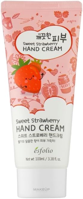 Amazon.com : Esfolio - Sweet Strawberry Hand Cream - Korean Cute Fun K ...