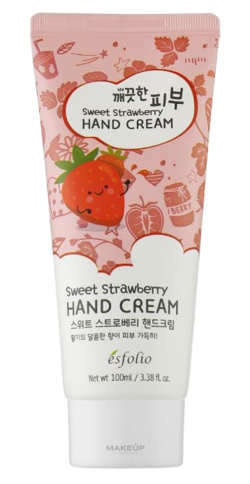 Amazon.com : Esfolio - Sweet Strawberry Hand Cream - Korean Cute Fun K ...