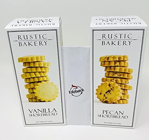 Amazon.com: Rustic Bakery Cookies Bread - Pecan Shortbread Cookies ...