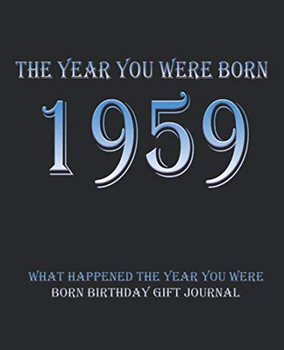 The Year You Were Born 1959 - What Happened The Year You Were Born ...