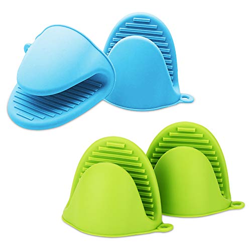 Buy Disino Silicone Heat Resistant Pinch Grips Mitt - Mini Oven Mitt ...