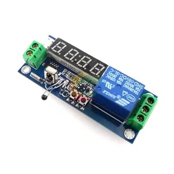 LED Digital Clock Temperature Timer Relay Module/Cycle delay/Timing ...