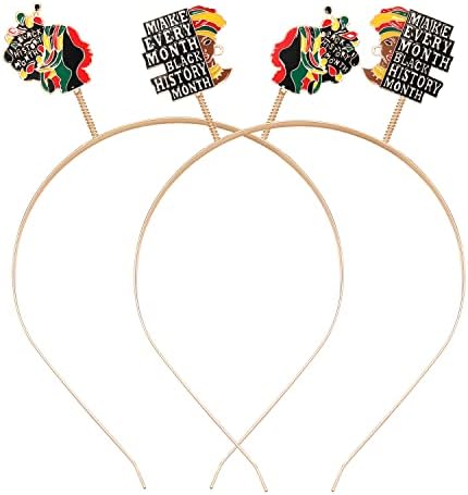 Amazon.com : Juneteenth Headband for Women African Metal Heart headband ...