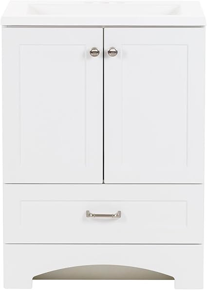 Amazon.com: Spring Mill Cabinets Emlyn 24 Inch Bathroom Vanity with ...