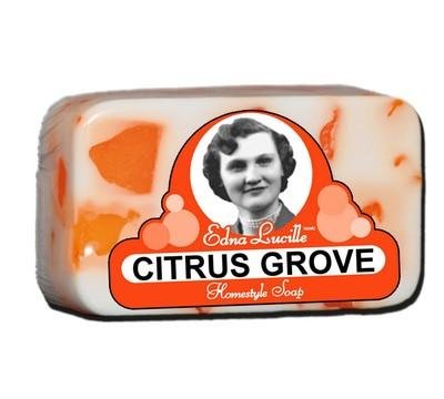 Amazon.com : Edna Lucille Homestyle Soap 5.5 Ounce Bar (Citrus Grove ...
