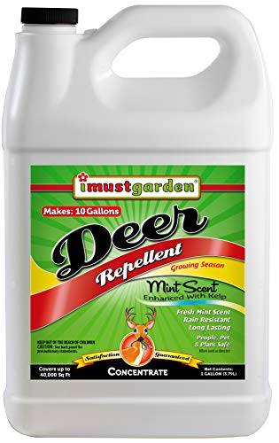 I Must Garden Deer Repellent Concentrate – 1 Gallon: Mint Scent Deer ...