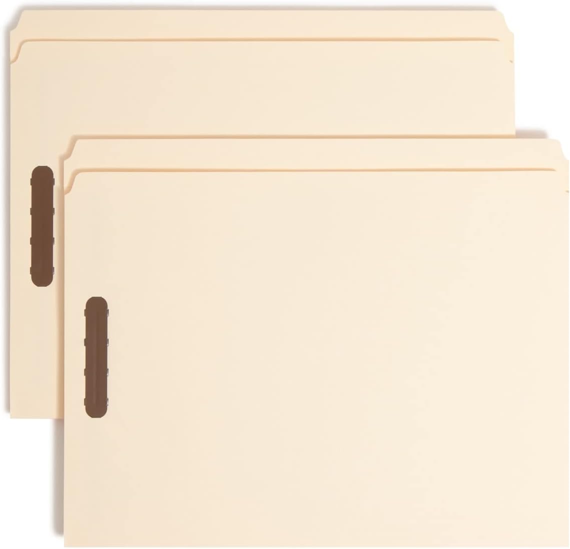 Amazon.com : Smead® Manila Reinforced Tab Fastener Folders With Two ...