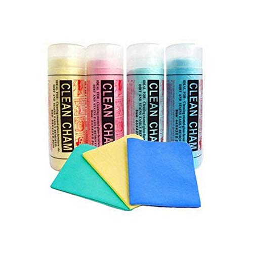 Clean Cham Cleaning Towels Wet & Dry Cleaning Cloth (4 Pcs - Regular ...