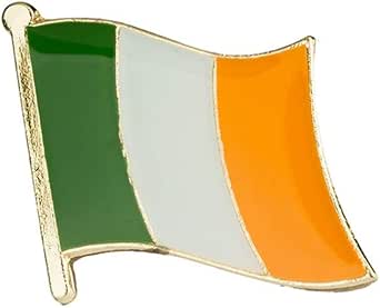 Ireland National Flag Metal Enamel Pin Badge – 1.9 x 1.6 cm Irish ...