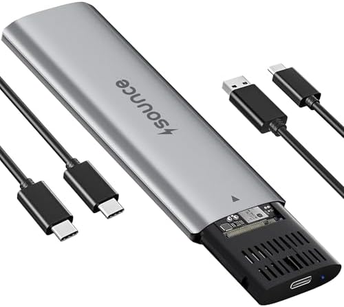 Sounce 9.5mm Optical Bay Hard Drive Caddy for SSD & HDD | 2nd Hard ...